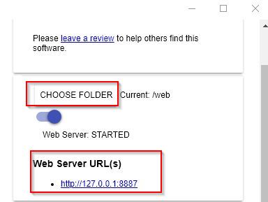 How To Use Google Chrome As A Web Server - I Have A PC